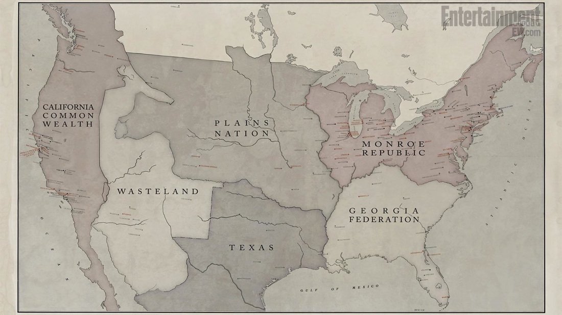 Post-Revolution map. - SFcrowsnest